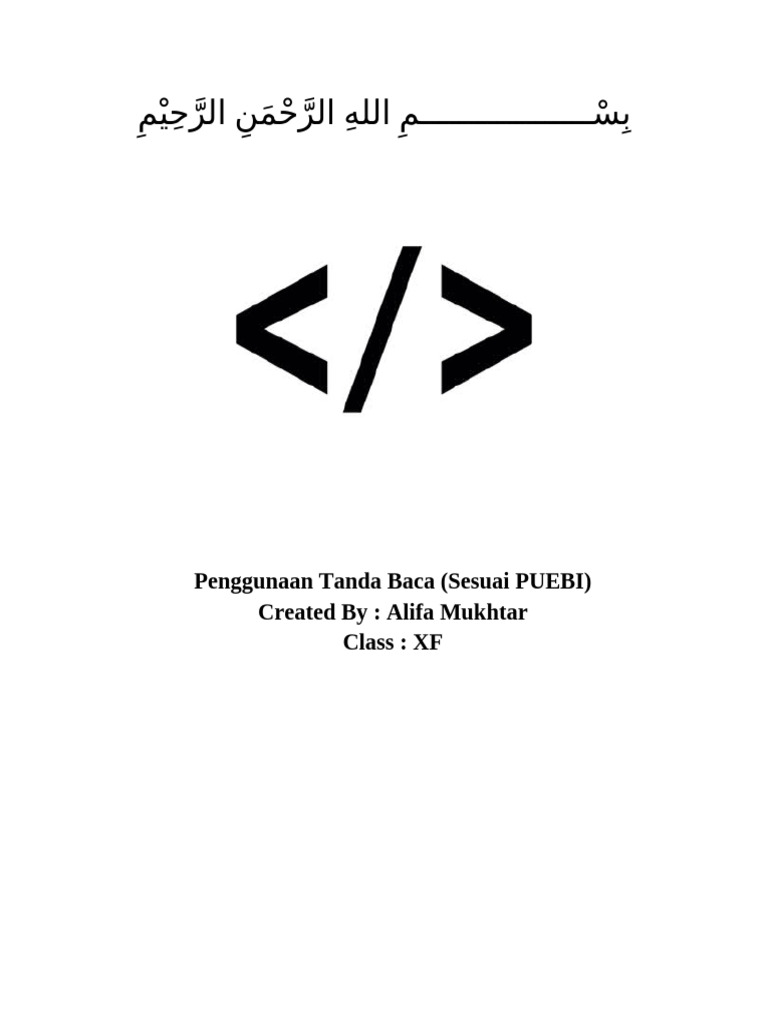 Penggunaan Tanda Baca | PDF