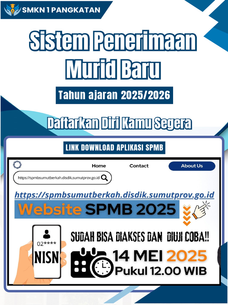 SPMB Sistem Penerimaan Murid Baru Poster | PDF