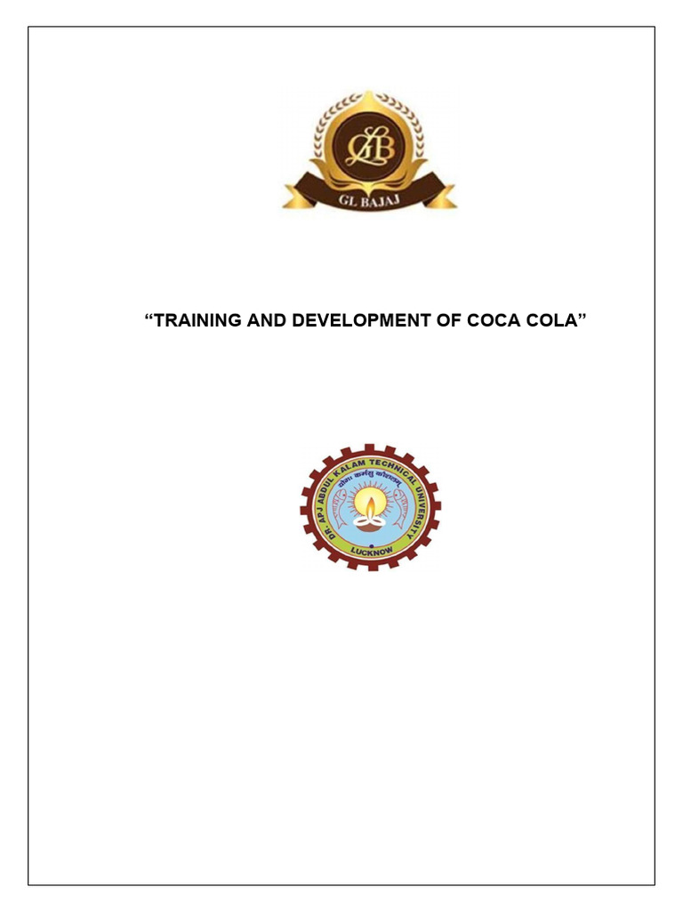 Training & Development at Coca-Cola | PDF | Coca Cola | Soft Drink