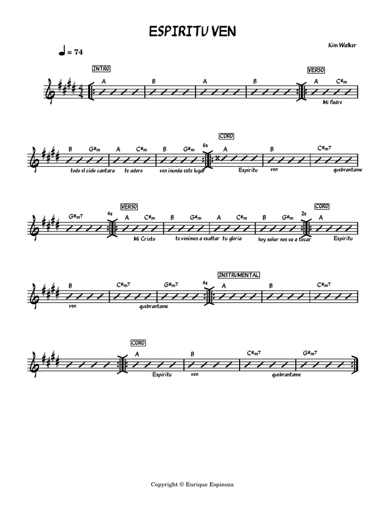 Espiritu Ven Tono e | PDF