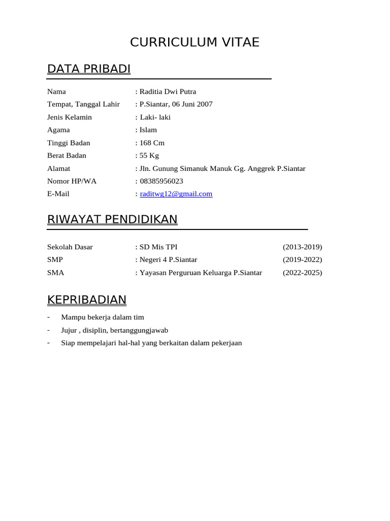 Curriculum Vitae Azlan | PDF