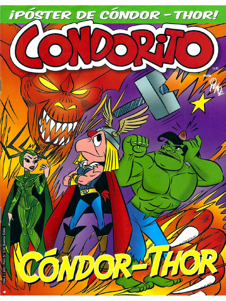 Póster de Condorito y Thor: Edición 2017 | PDF
