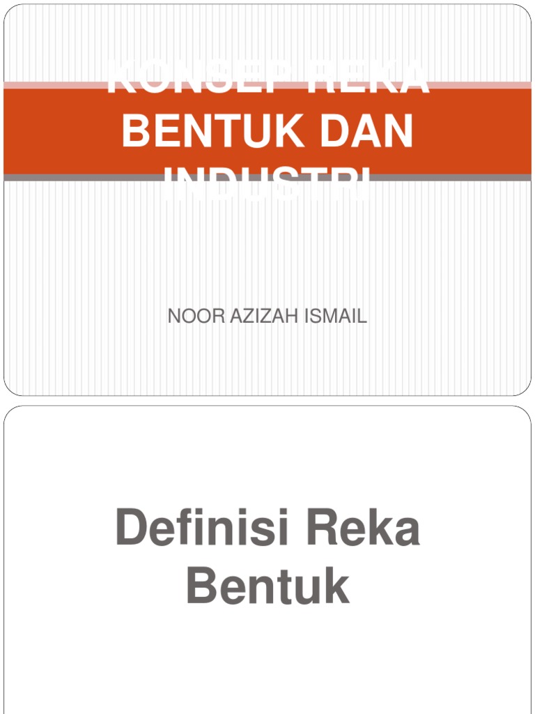 Konsep Reka Bentuk Perindustrian | PDF