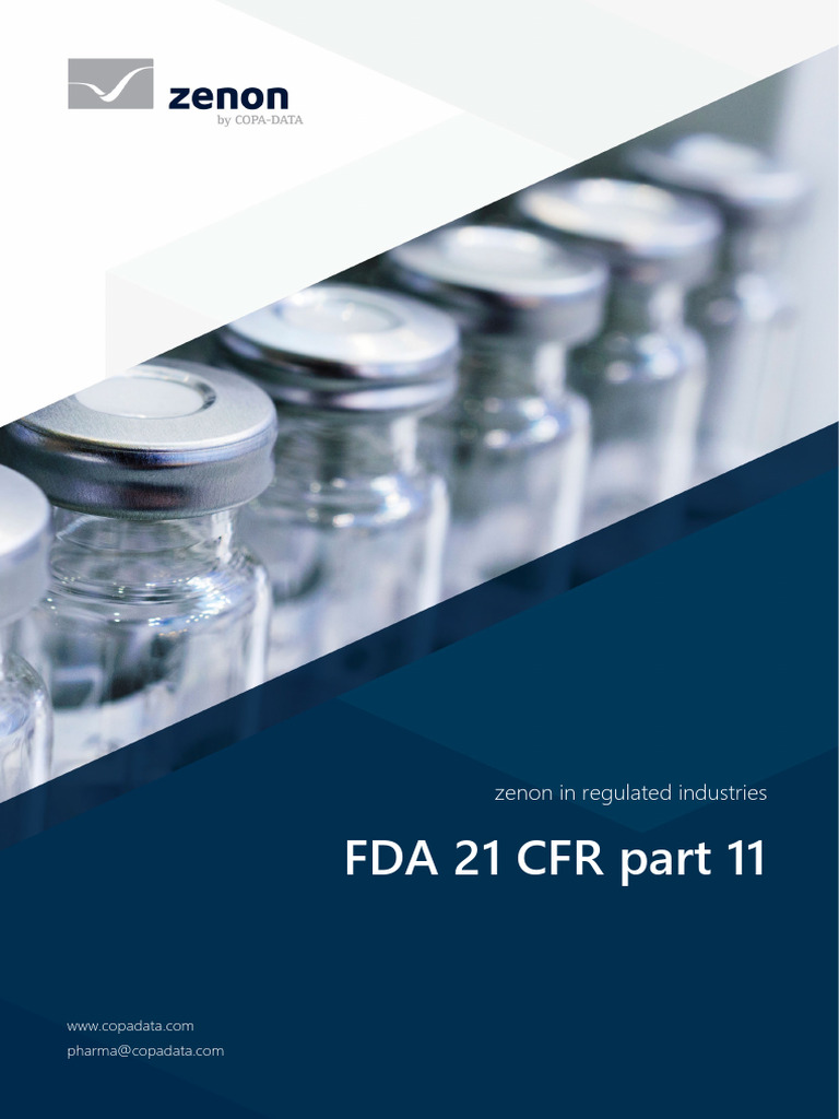 zenon Compliance with FDA 21 CFR Part 11 | PDF | Databases | Records ...