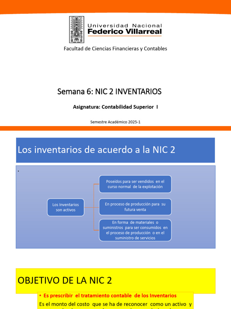 S-6 NIC 2 INVENTARIOS. - Teoria | PDF | Costo | Contabilidad