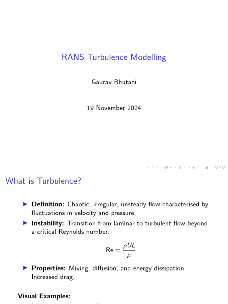 Turbulence | PDF | Turbulence | Reynolds Number