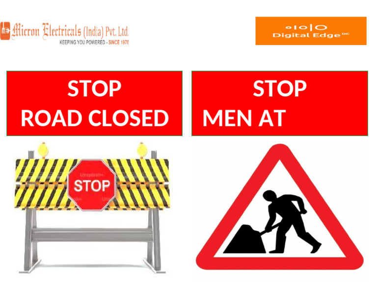 Road Closed (Size - 2.6 FT X 3 FT) | PDF