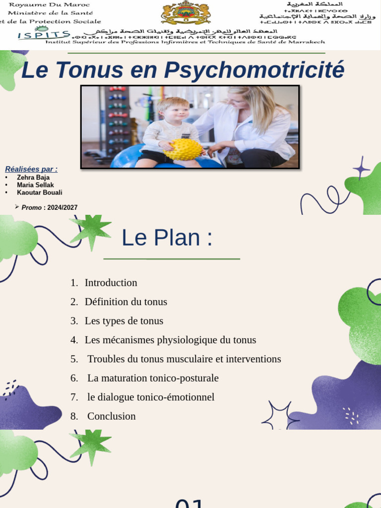 Définition et enjeux du tonus en psychomotricité | PDF | Muscle ...