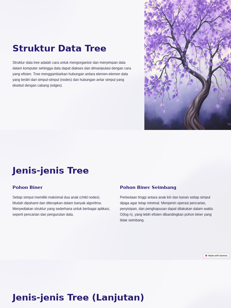 Struktur Data Tree Kel 5 | PDF