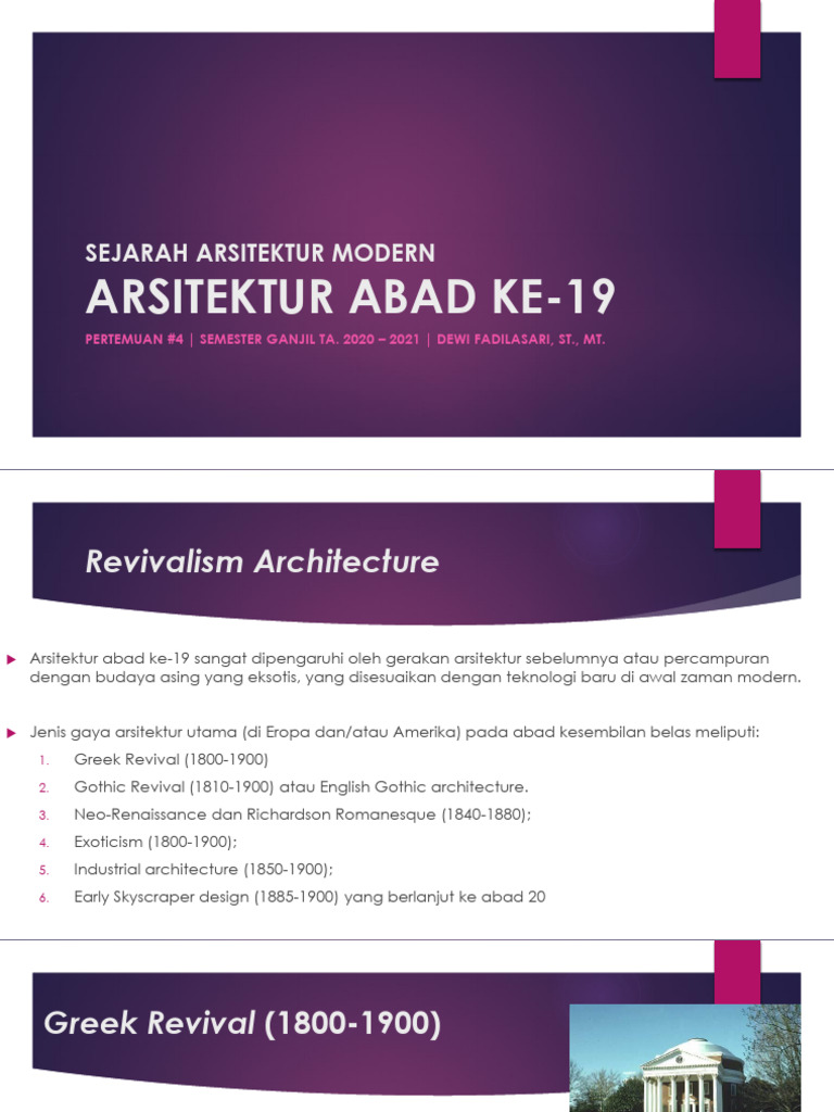 Sejarah Arsitektur Moderen - P04 | PDF | Gothic Architecture | Architectural Design