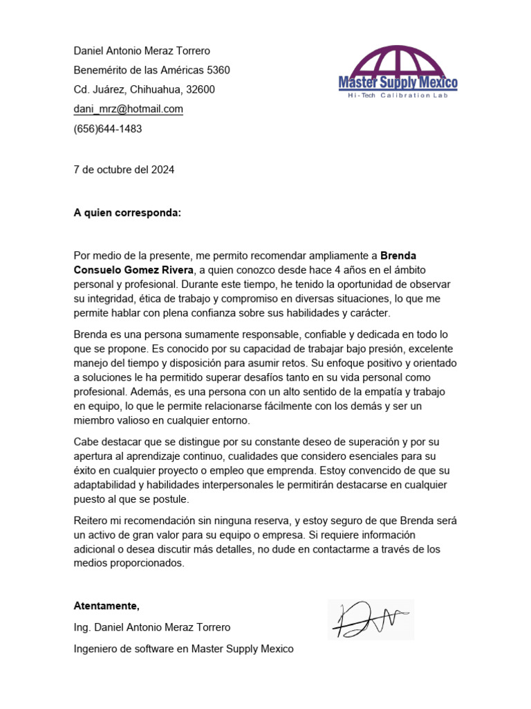 Daniel Antonio Meraz Torrero | PDF