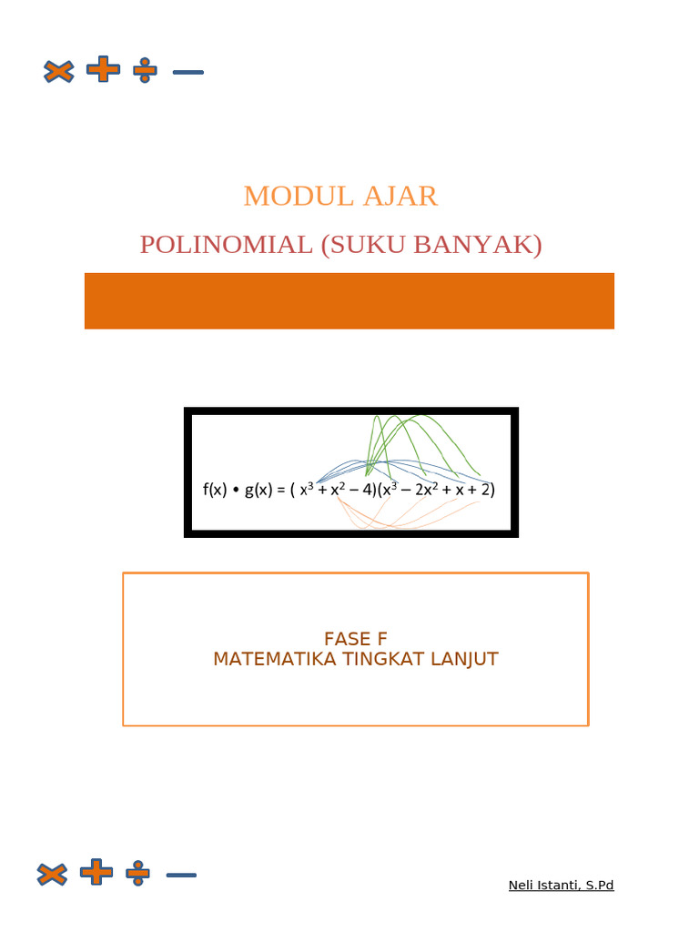 Modul Ajar Polinomial Neli Istanti | PDF