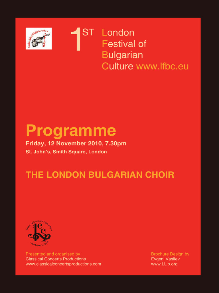 London Bulgarian Choir's 10-Year Journey | PDF | Choir