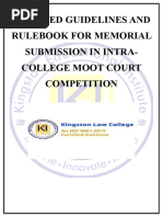Moot Court Memorial Format | PDF | Case Law | Supreme Court Case Law