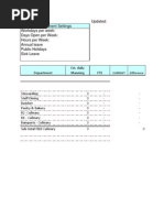 Duty Manager Report | PDF