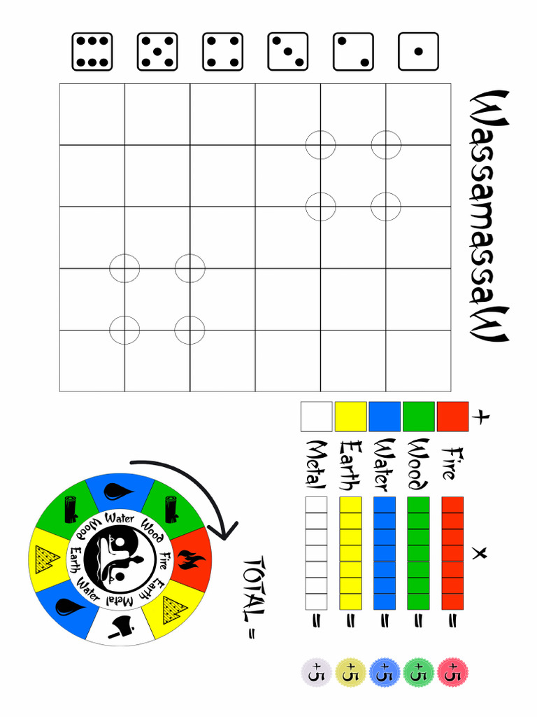 WassamasaW Rulebook 1.0 Player Sheet | PDF | Tabletop Games | Gaming