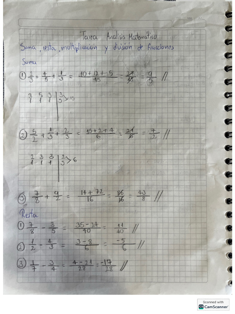 Análisis Matemático Tarea Comprimido | PDF