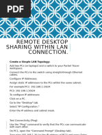 Practical 4 - Create Star Topology Using Hub and Switch | PDF