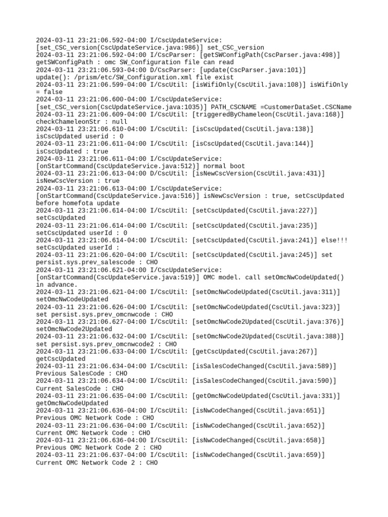 Home Fota Update Log | PDF | Mobile Technology | Computing