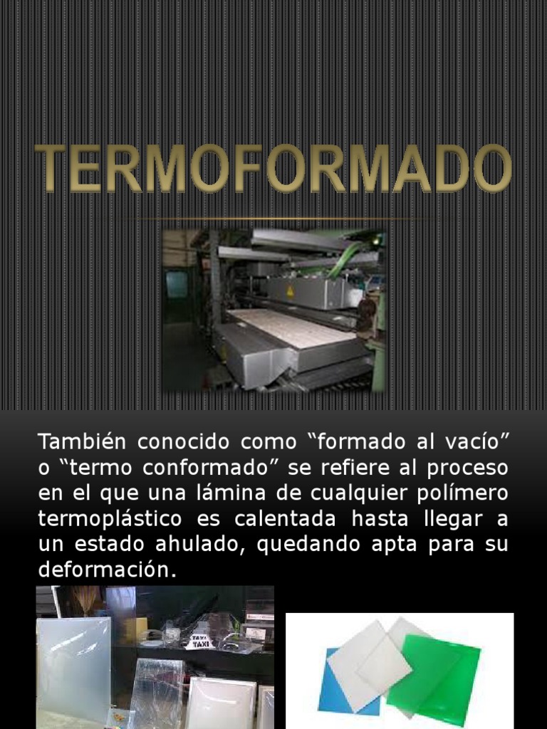 Presentación termoformado | El plastico | Materiales de construcción