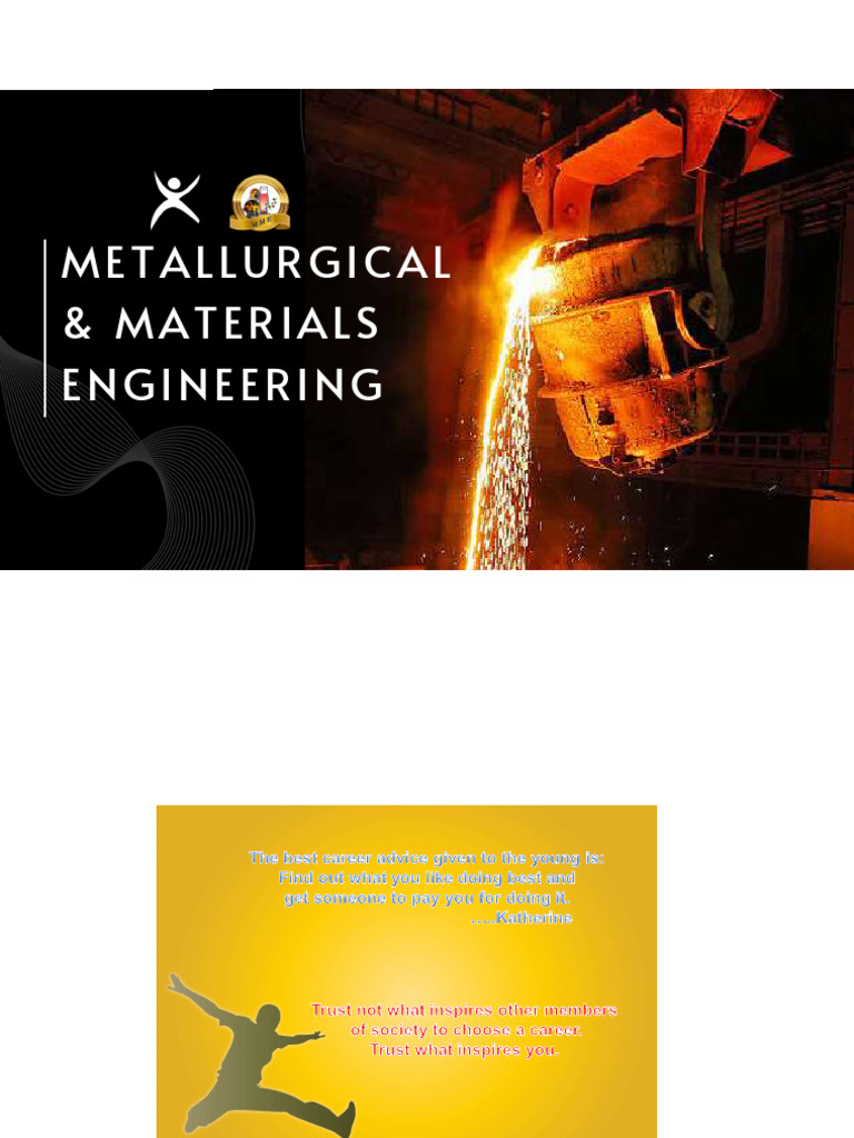 Metallurgical & Materials Engineering Overview | PDF | Metallurgy ...