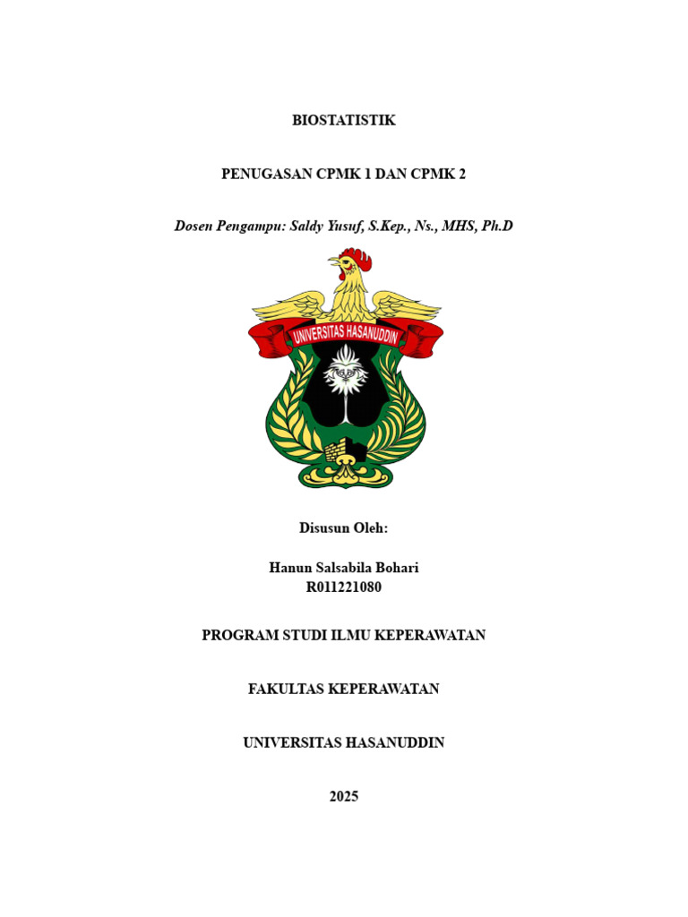 CPMK 1 & 2 (Ns. Saldy) | PDF