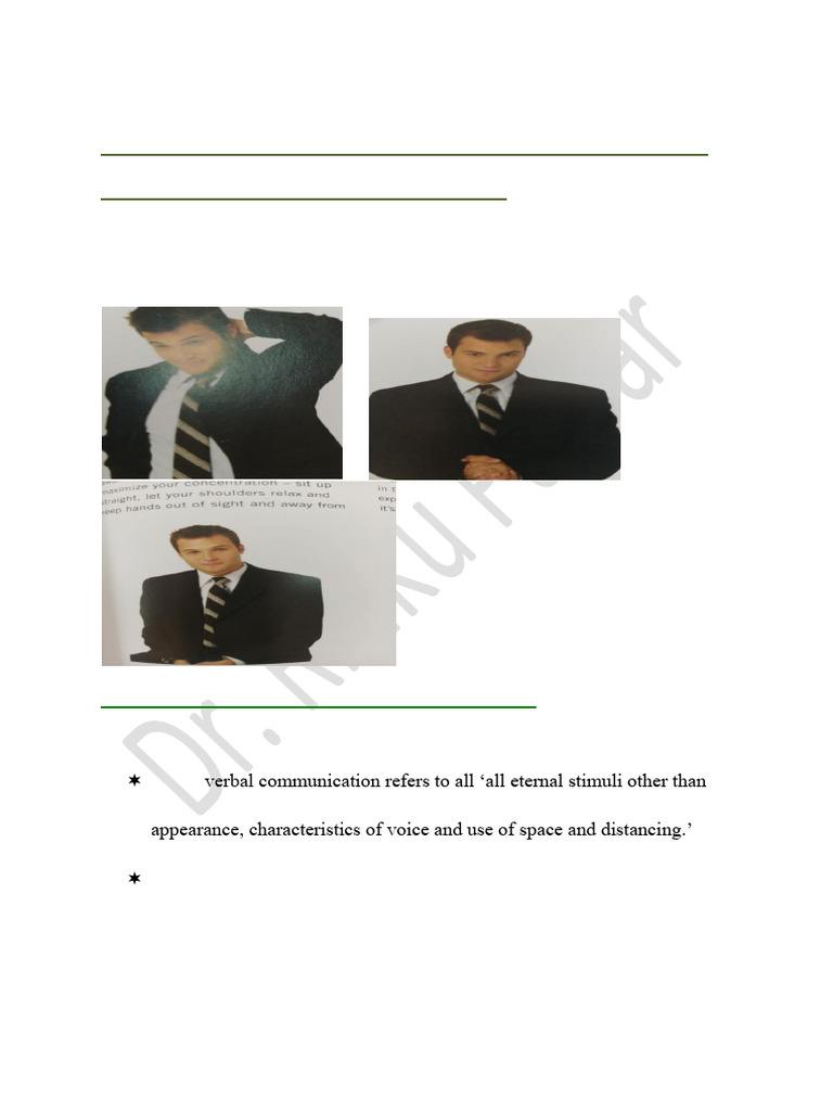 Communication .... Through Body Language | PDF | Nonverbal ...