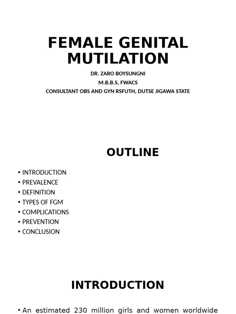 Female Genital Mutilation | PDF | Female Genital Mutilation | Clitoris