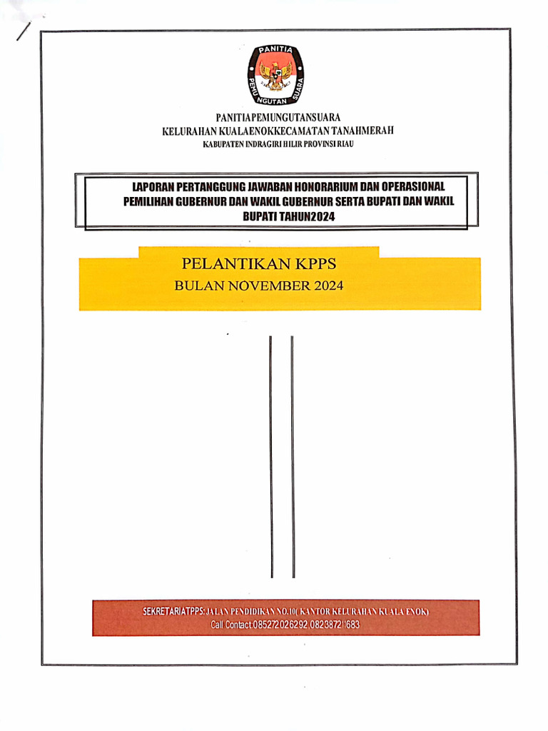 SPJ Kpps - Pelantikan Kpps | PDF