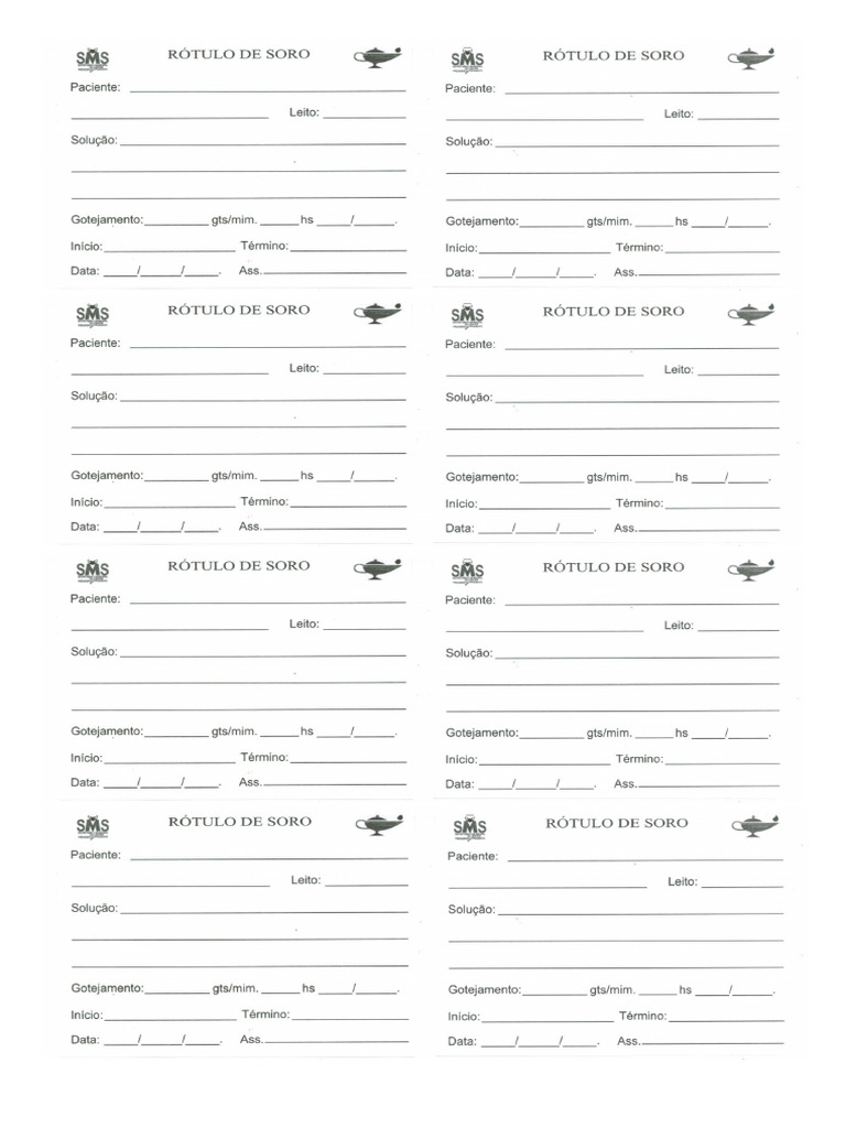 Rótulo de Soro | PDF