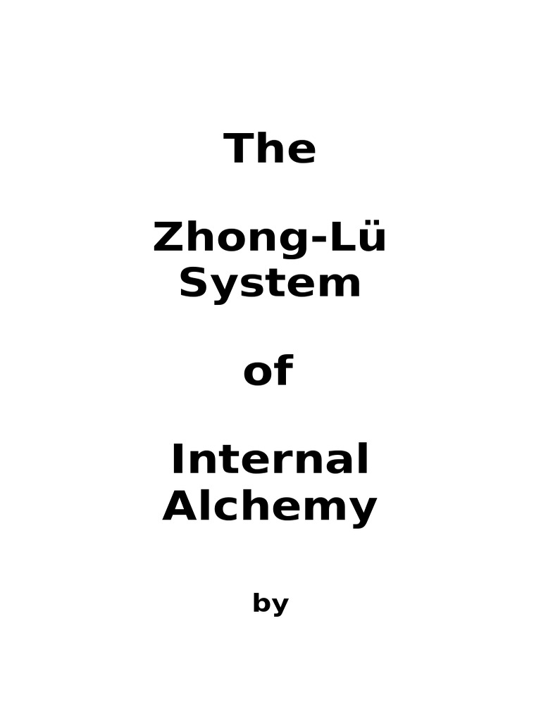 The Zhong L System of Internal Alchemy PDF Free | PDF | Neidan