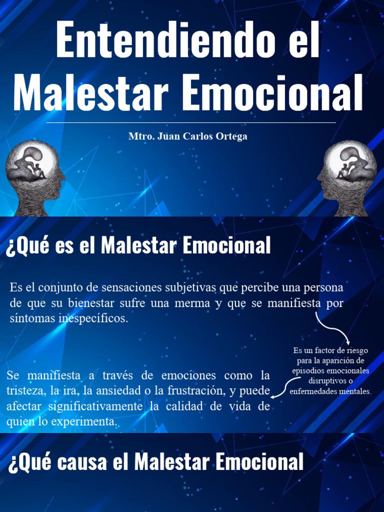 Entendiendo el Malestar Emocional | PDF | Pensamiento | Las emociones