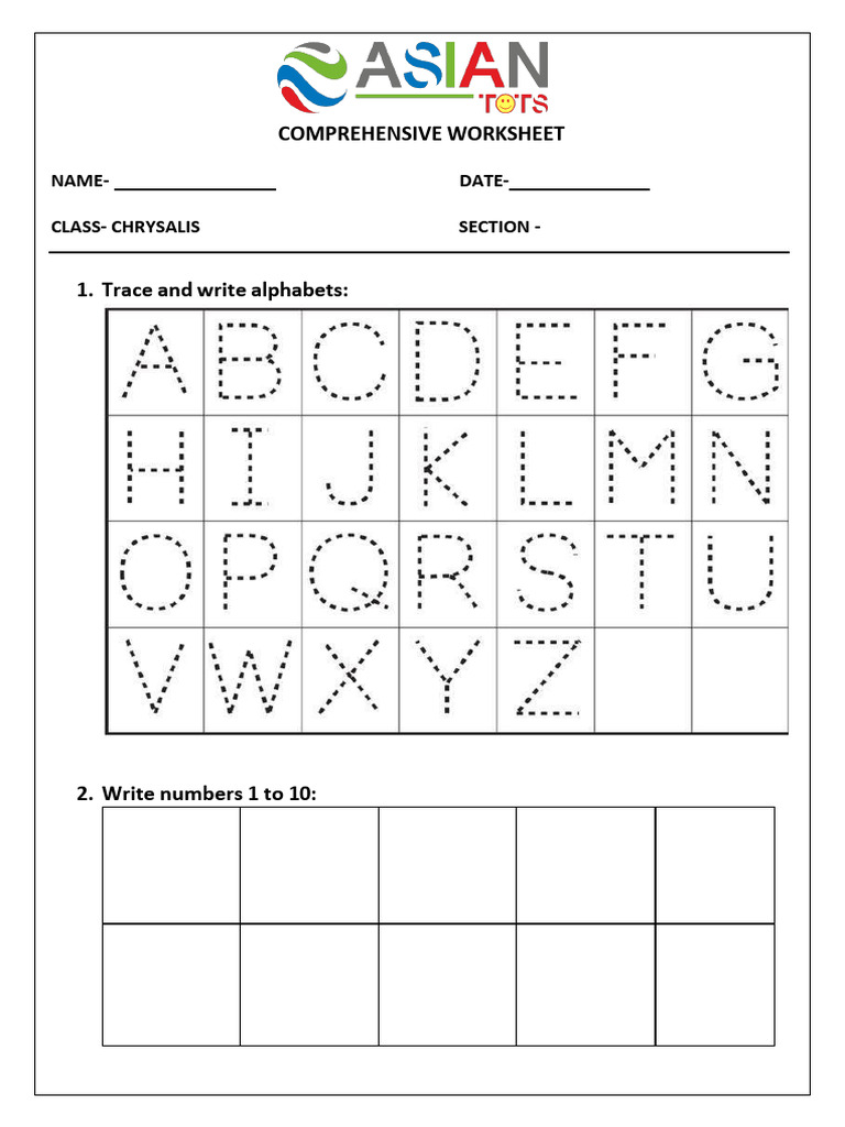Chrysalis Class 1 Worksheet Activities | PDF