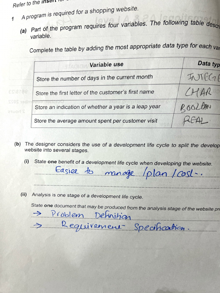 AS P2 Important Questions | PDF