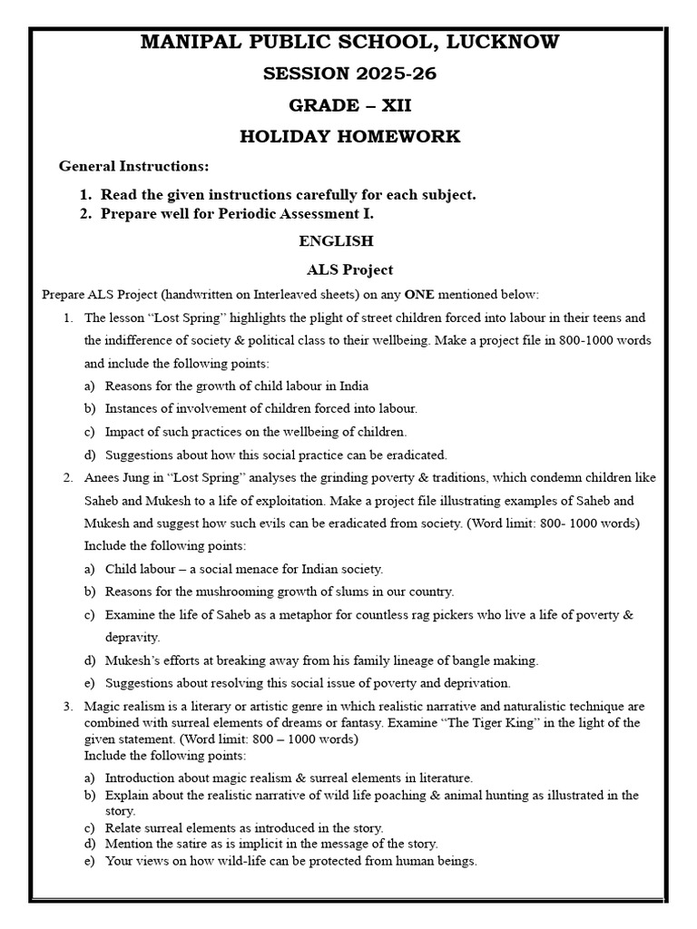 Class-Xii Holiday Homework | PDF | Electrical Resistivity And Conductivity