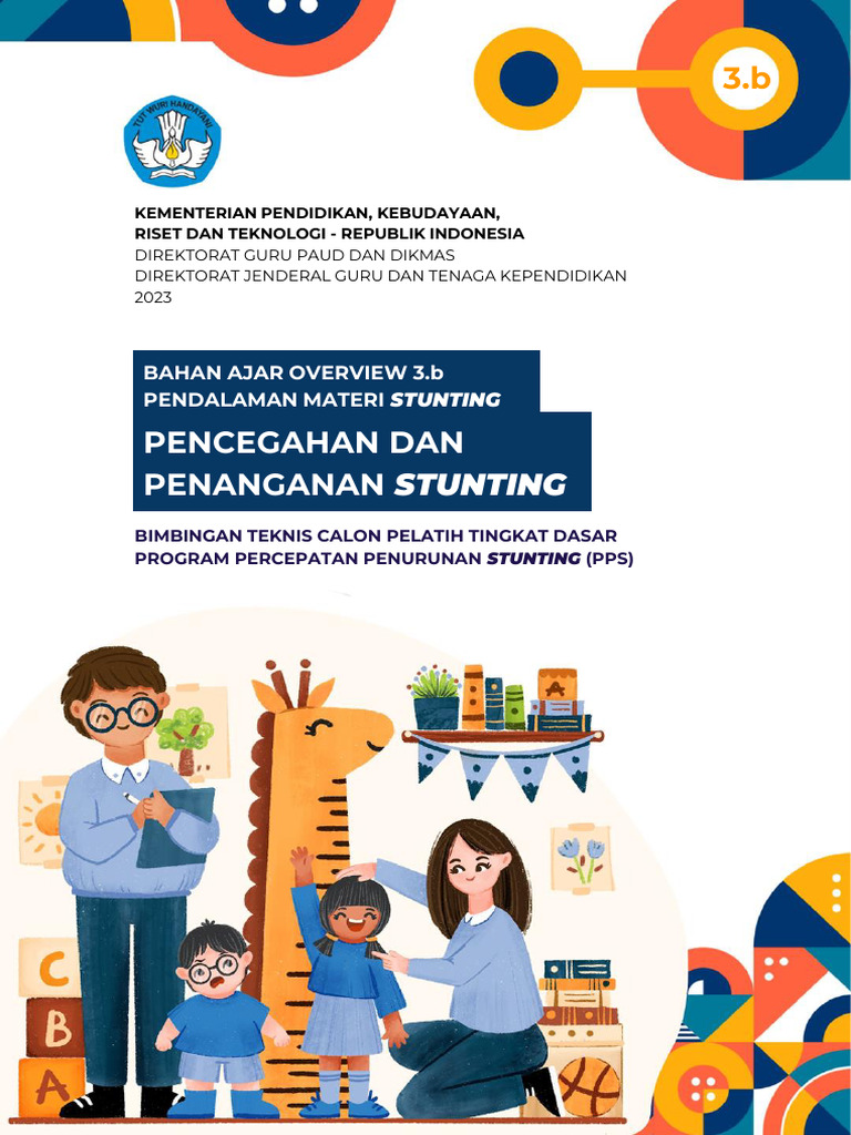 3b. Modul - Overview 3.B - Pencegahan - Penanganan Stunting | PDF