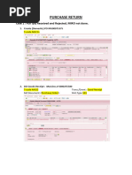 RTV Process and Guidelines in SAP | PDF | Invoice | Receipt
