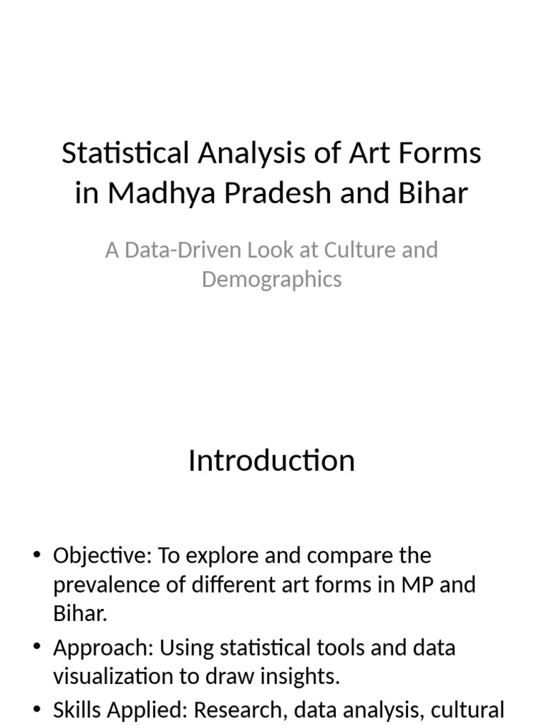 MP Bihar Art Forms Presentation Final | PDF