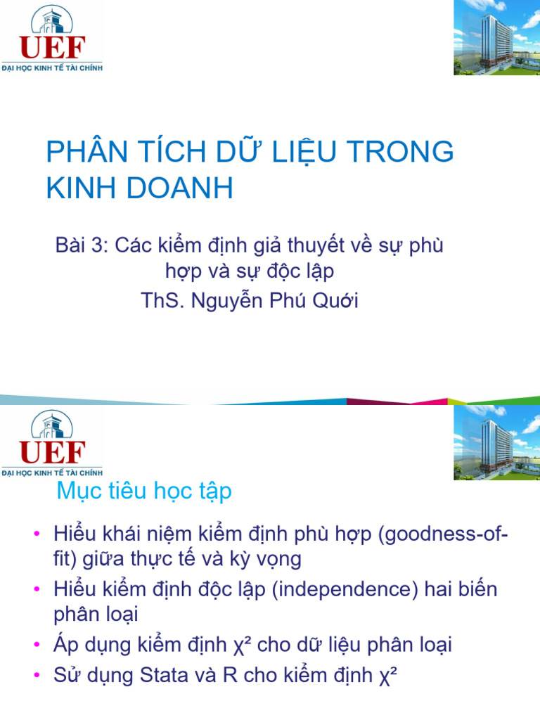 Bai3 Kiem Dinh Phu Hop Doc Lap | PDF
