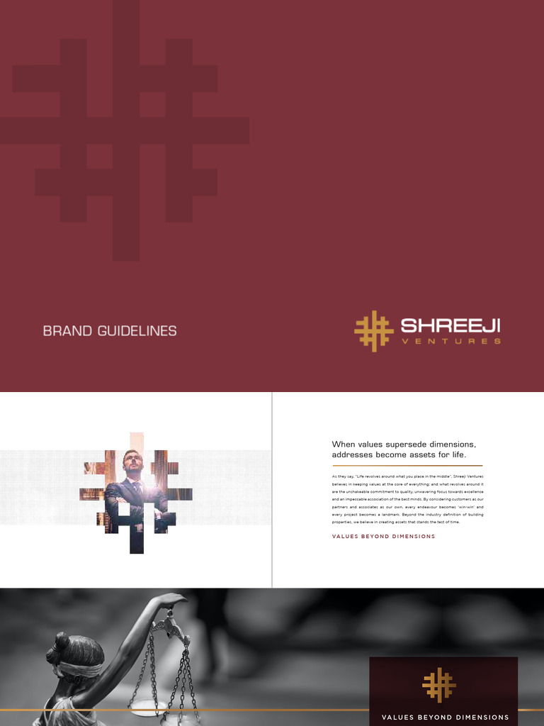 Shreeji Ventures - Brand Manual | PDF | Logos | Typefaces