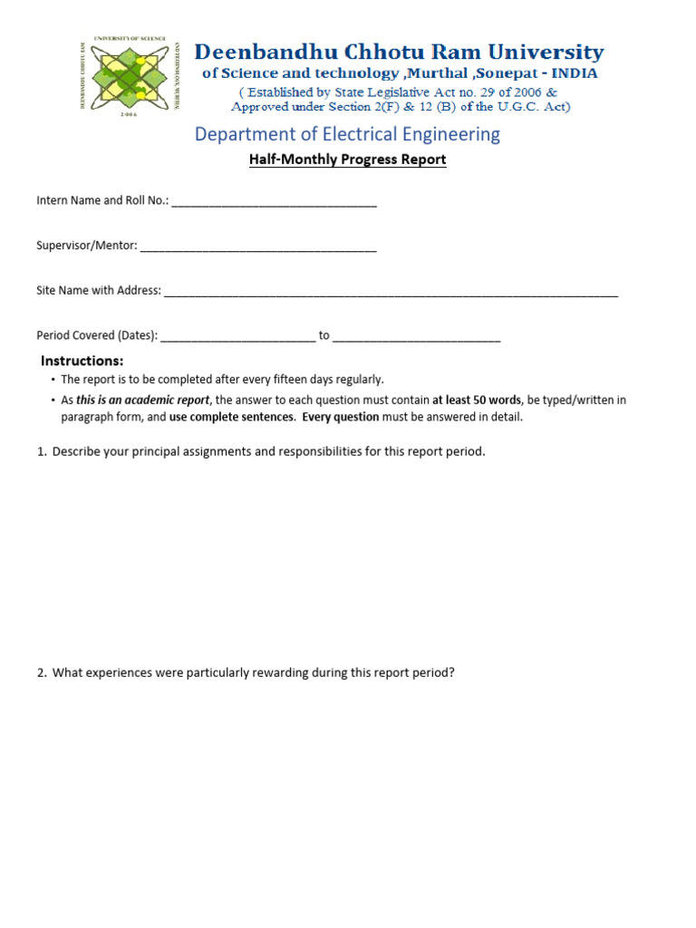 Internship Progress Report 2 | PDF | Inventory | Mentorship