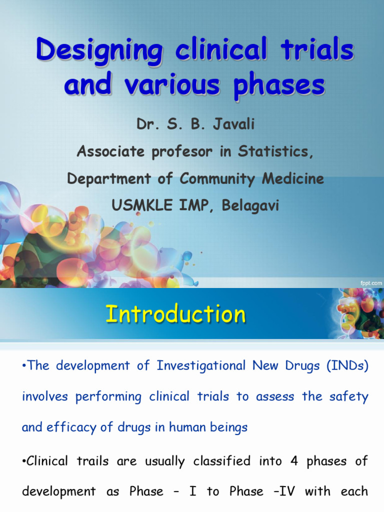 Designing Clinical Trials and Various Phases-1 | PDF | Phases Of ...
