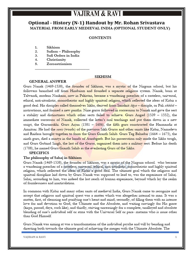 Material From Early Medieval India-3 | PDF | Zoroastrianism | Jesus
