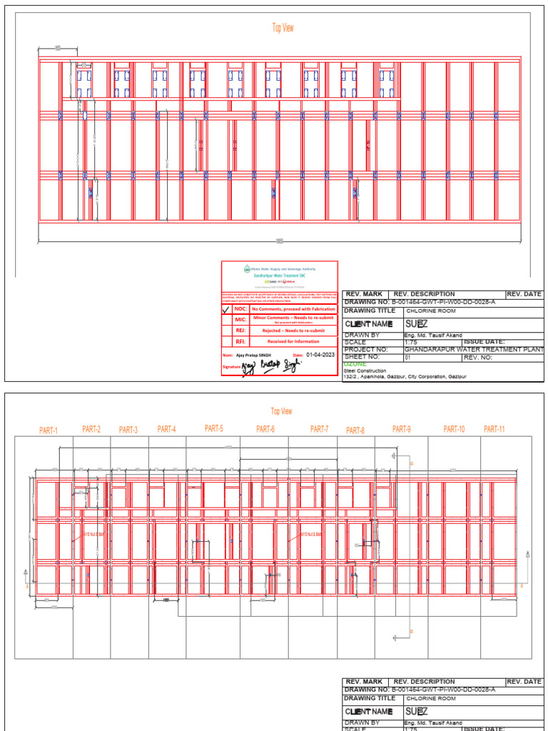B 001464 GWT PI W00 DD 0028 A (Revised - Clorinator - Room) | PDF ...