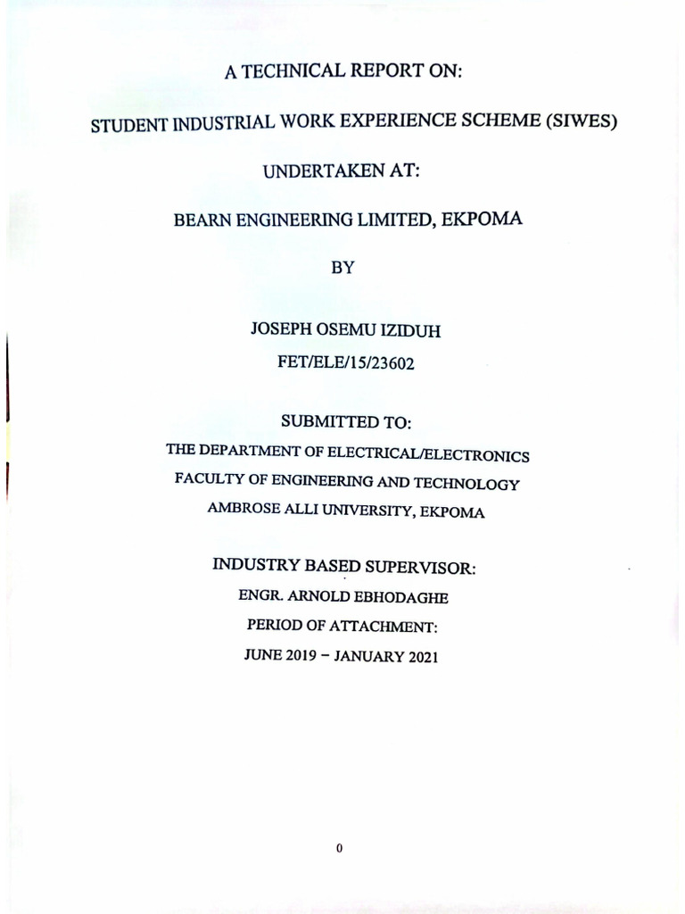 Industrial Training | PDF