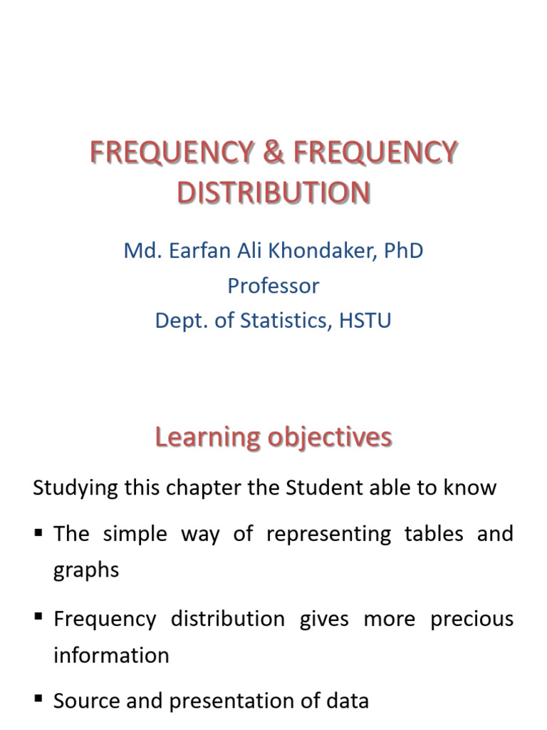 Understanding Frequency Distribution Basics | PDF | Interval ...