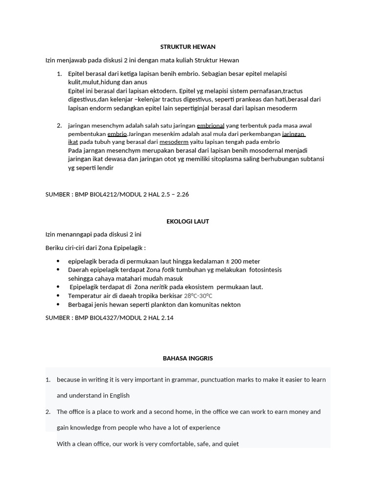 Jawaban Sesi 2 All Matkul | PDF