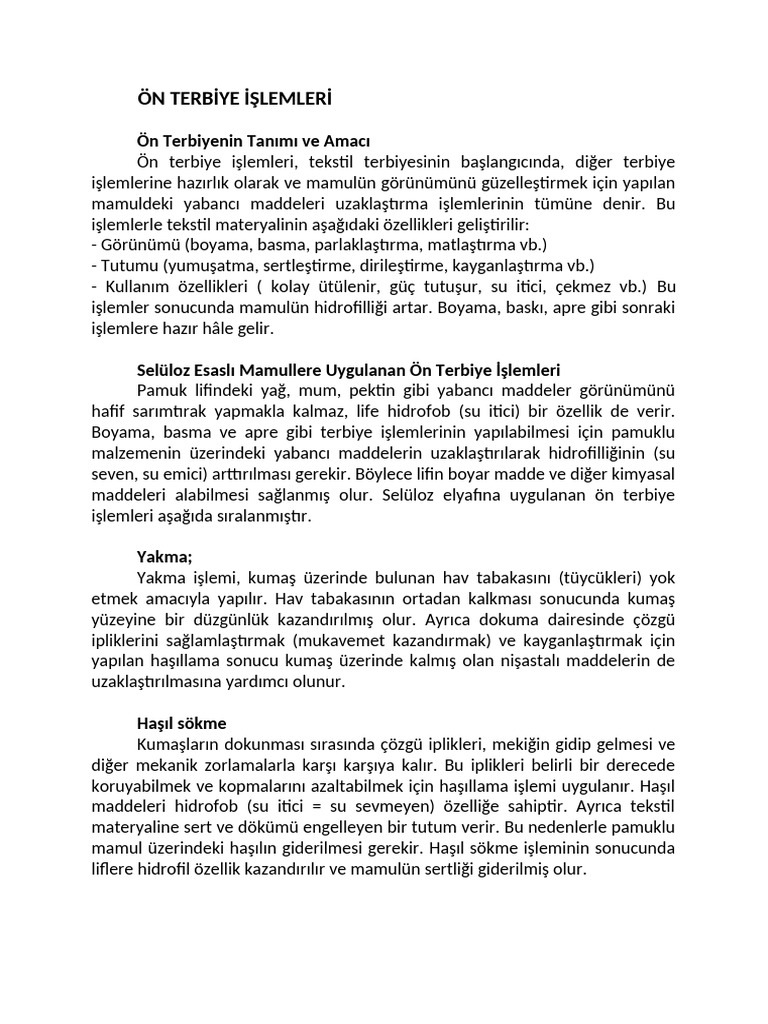 Terbiye Ders 4 | PDF