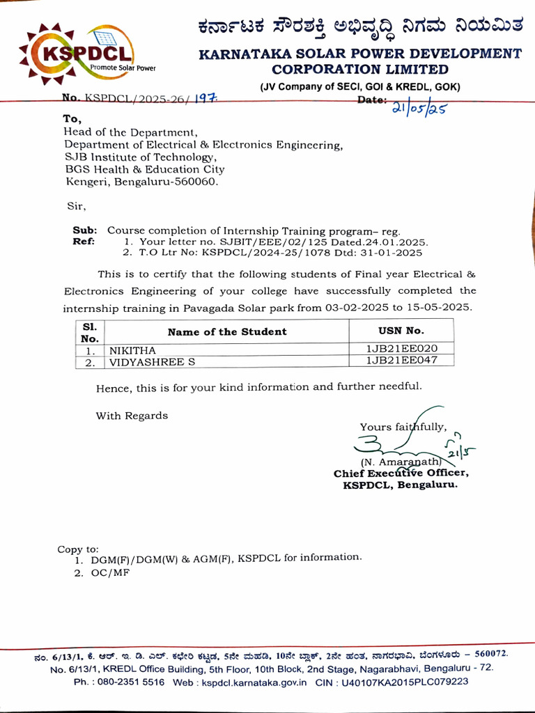 Nikitha Vidyashree KREDL-1 | PDF