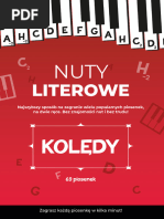 Nuty Literowe Kolędy | PDF